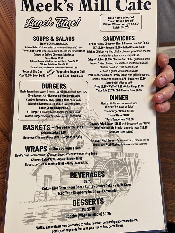 A menu that doesn't need fancy fonts or pretentious descriptions&mdash;just honest food that makes you want to order one of everything.