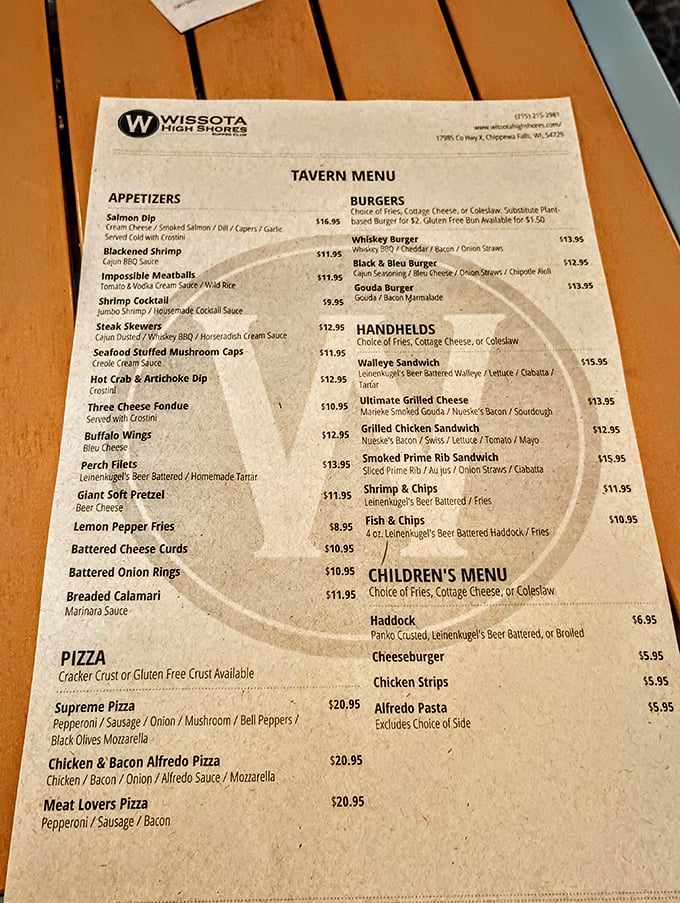 This menu isn't just a list of food&mdash;it's a roadmap to Wisconsin culinary bliss, with detours through comfort food classics and supper club staples.