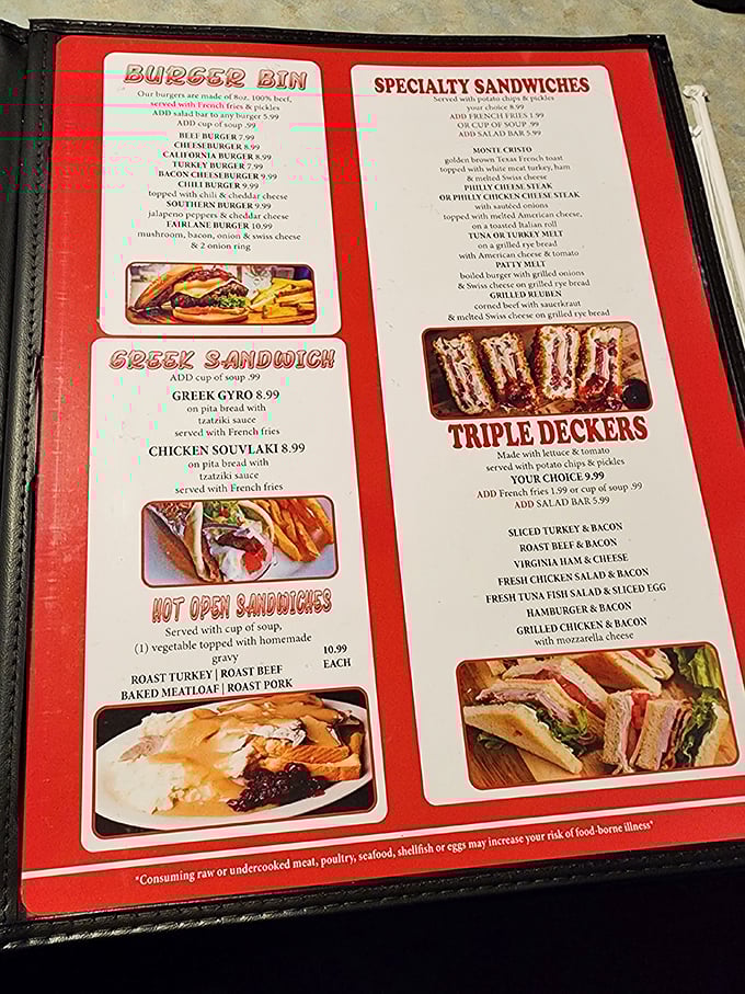 The menu at Fairlane isn't just reading material&mdash;it's a roadmap to happiness. Each page offers a new adventure for your taste buds.