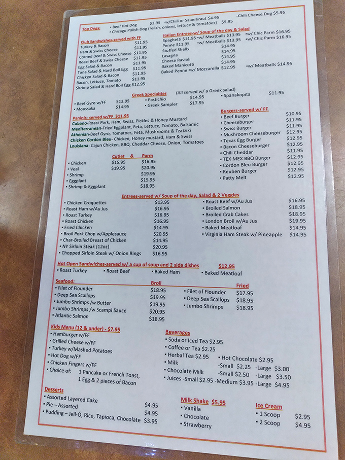 A menu so comprehensive it could qualify as light reading. The hardest part isn't finding something &ndash; it's narrowing it down!