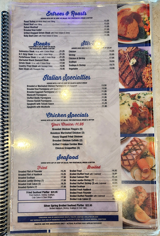 This menu isn't just a list&mdash;it's a roadmap to comfort food nirvana. The hardest part is choosing just one destination.