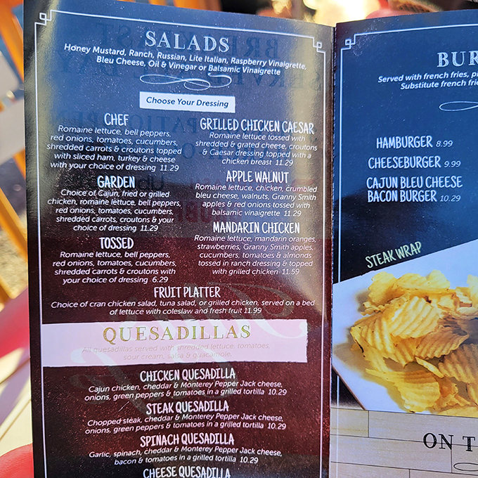 A menu that doesn't just list food&mdash;it promises adventure. Each description reads like a love letter to breakfast possibilities.