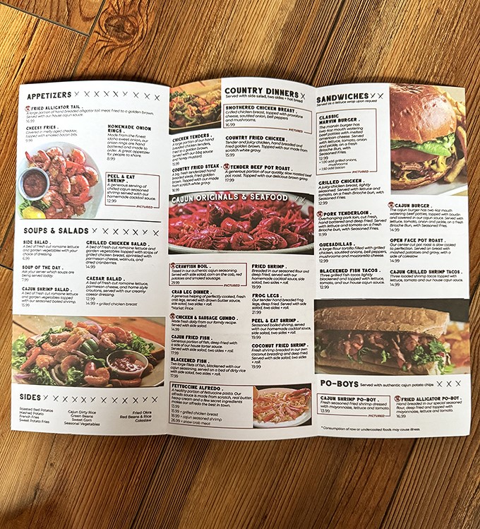 A treasure map of deliciousness &ndash; the menu reveals seafood bounty that would make Neptune himself jealous.