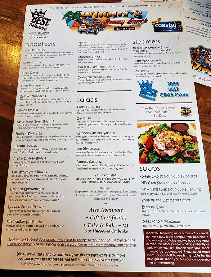 The menu reads like a love letter to the ocean, with the famous shrimp tray taking center stage&mdash;a seafood celebration that's been drawing crowds since before Instagram made food famous. 