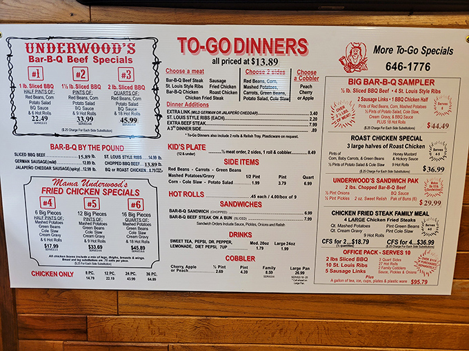 The menu board&mdash;a roadmap to happiness where difficult decisions await. Choose wisely, or better yet, choose everything.