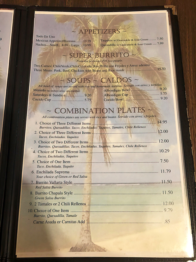 When the menu offers both Super Burritos and menudo, you know this place understands what hungry people actually want.