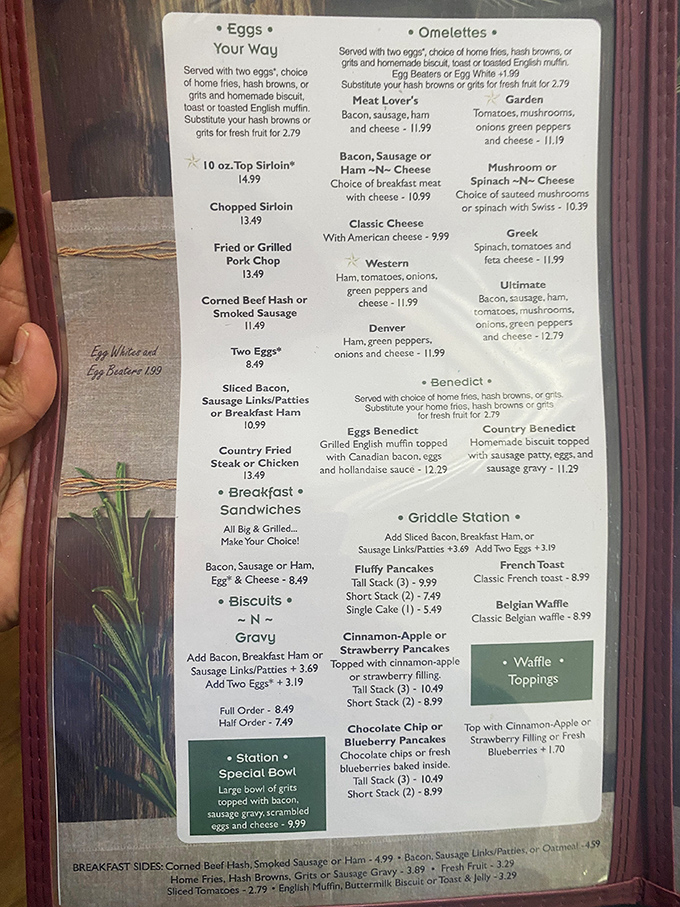 This menu isn't just a list&mdash;it's a choose-your-own-adventure book where every ending involves unbuttoning your pants and zero regrets.