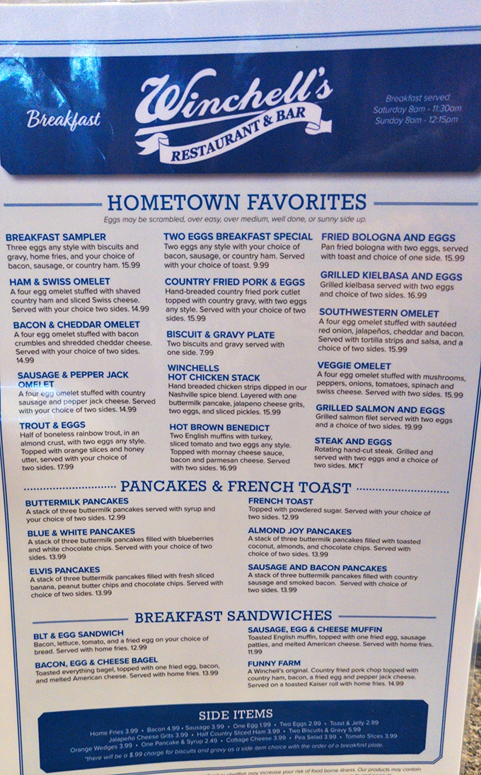 Breakfast heaven isn't just a place&mdash;it's this menu. From Hot Chicken Stack to Trout & Eggs, morning meals here redefine what's possible before noon. 
