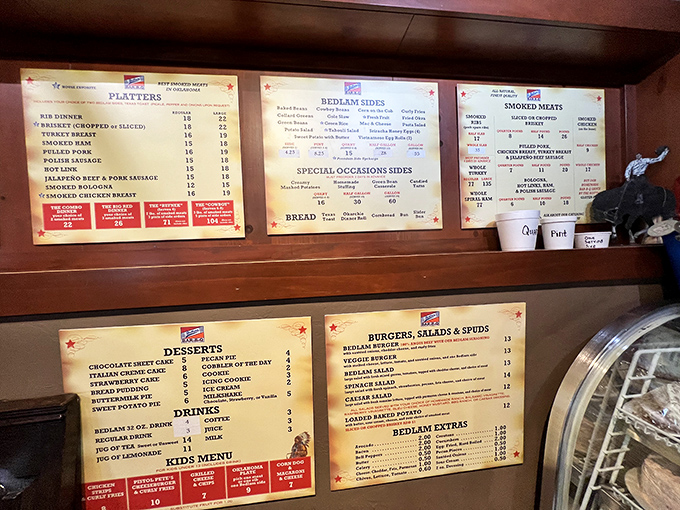 The menu board &ndash; a roadmap to happiness where decisions are difficult but mistakes are impossible. Choose wisely, or just come back tomorrow.