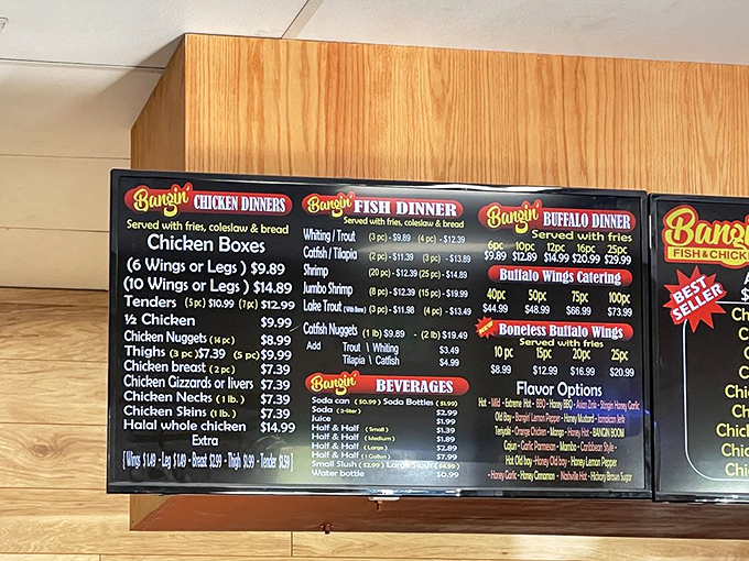 That menu board isn't just a list of options&mdash;it's a roadmap to happiness. Choose your own adventure, but there are no wrong turns here.