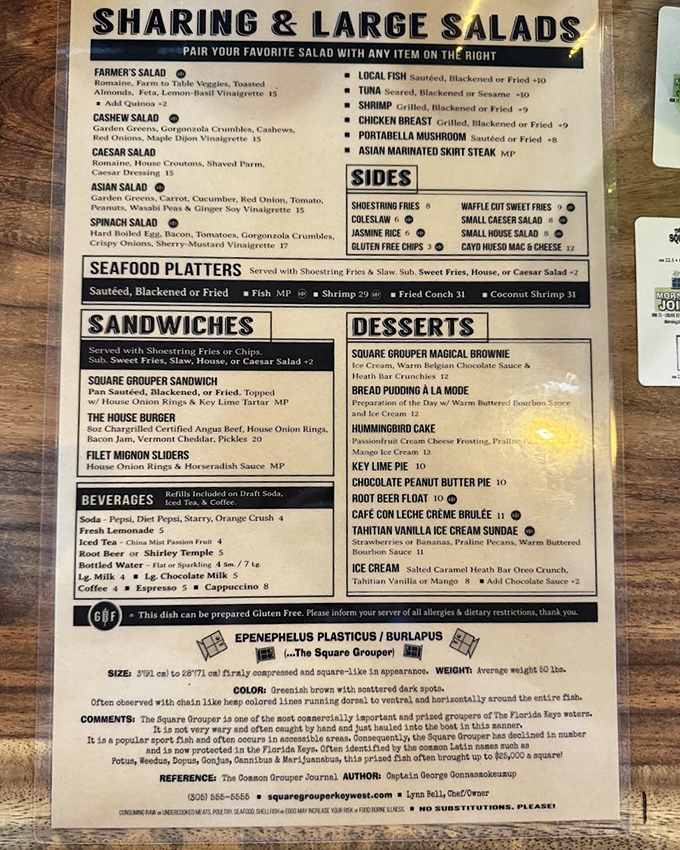 A menu that reads like a love letter to both land and sea. Each item promises a flavor journey worth taking.