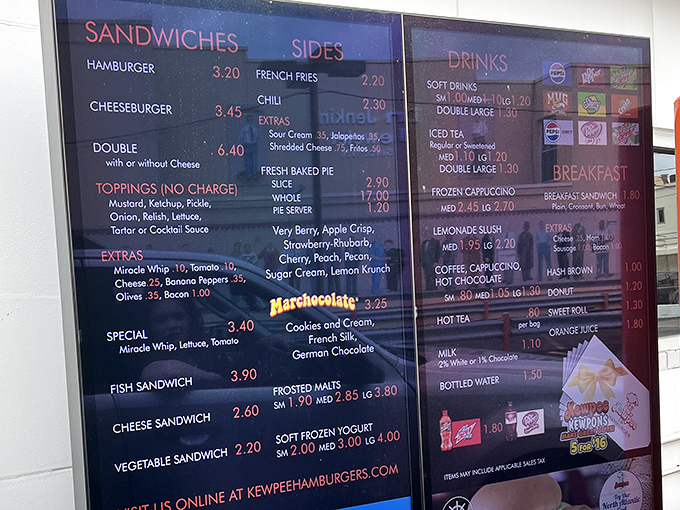 A menu board that hasn't needed a redesign in decades&mdash;when you've perfected simplicity, why complicate things with avocado toast or deconstructed anything?