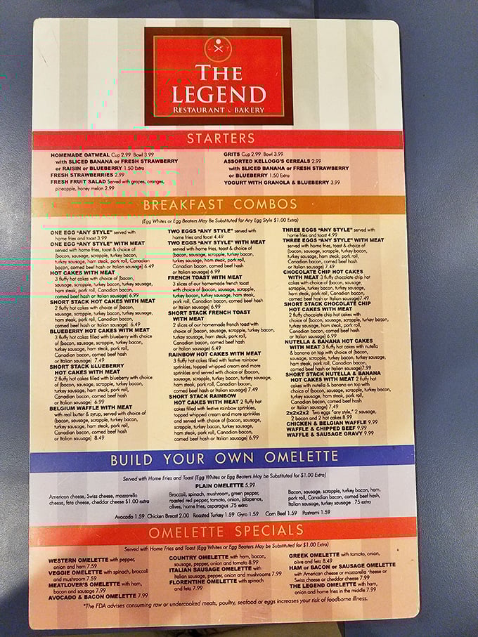 A menu that doesn't just offer breakfast&mdash;it celebrates it. Decision paralysis has never been so delicious.