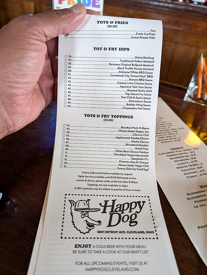 This isn't just a menu&mdash;it's a permission slip to embrace your wildest culinary fantasies. Fifty ways to dress a dog? Challenge accepted!