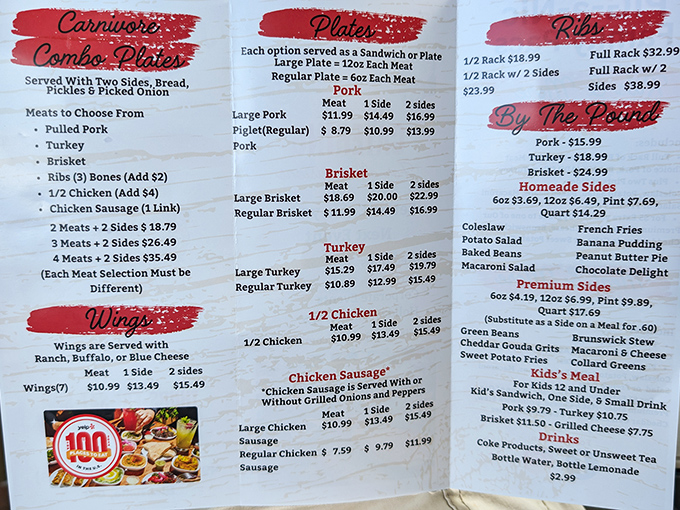 This menu isn't just a list&mdash;it's a roadmap to happiness. The only wrong choice is not ordering enough.