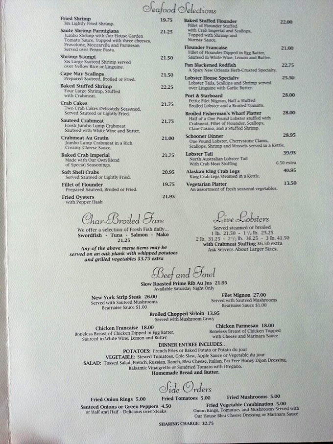 This menu isn't just a list&mdash;it's a maritime treasure map. Each item represents decades of seafood expertise that makes choosing just one dish nearly impossible.