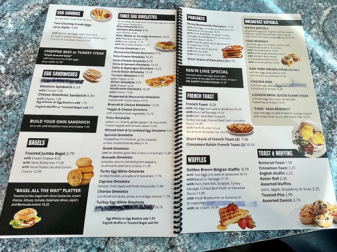 The spiral-bound menu at Minella's is practically a novella of comfort food classics. Choosing just one item should qualify as an Olympic sport.