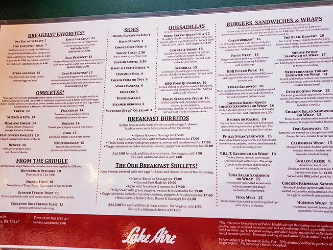 A menu that doesn't need a translator or a second mortgage&mdash;just honest food with portions that respect a healthy Wisconsin appetite.