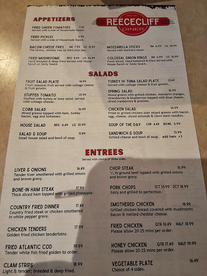 The menu reads like a love letter to comfort food classics &ndash; from fried green tomatoes to country fried steak, each dish promising a taste of Southern tradition.