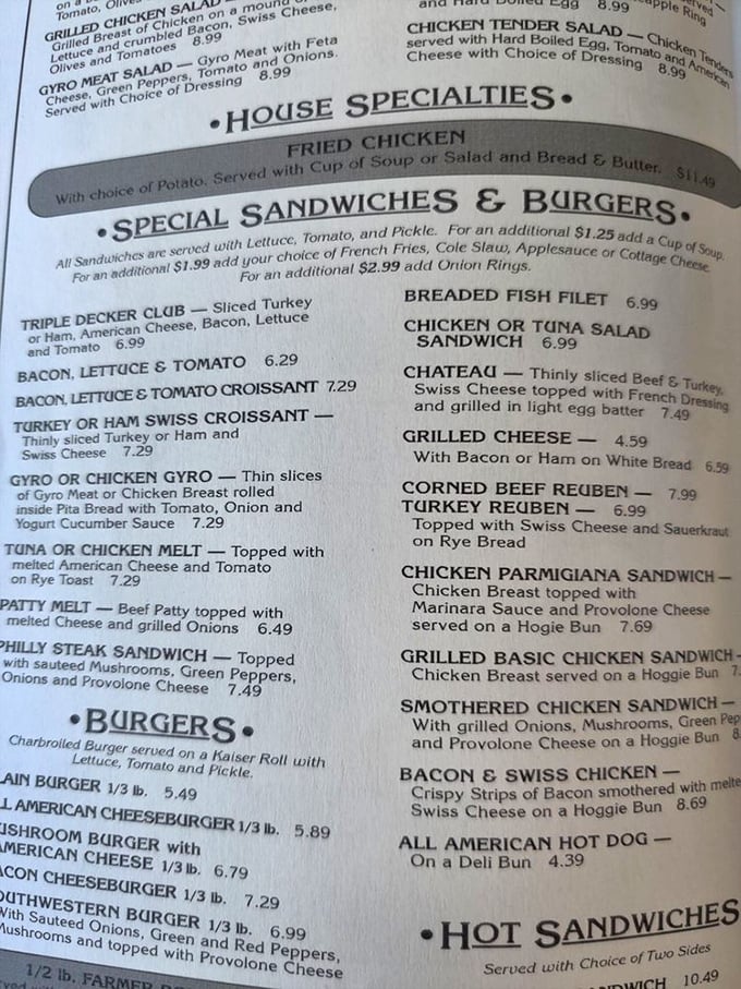 A menu that doesn't need fancy fonts or pretentious descriptions &ndash; just honest food that makes decision-making the hardest part of your meal.