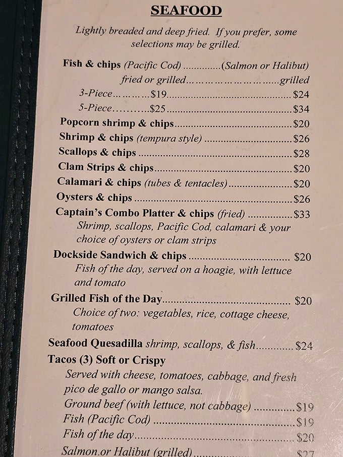 The menu reads like poetry to seafood lovers &ndash; simple preparations that let the ocean's bounty shine without unnecessary culinary gymnastics.