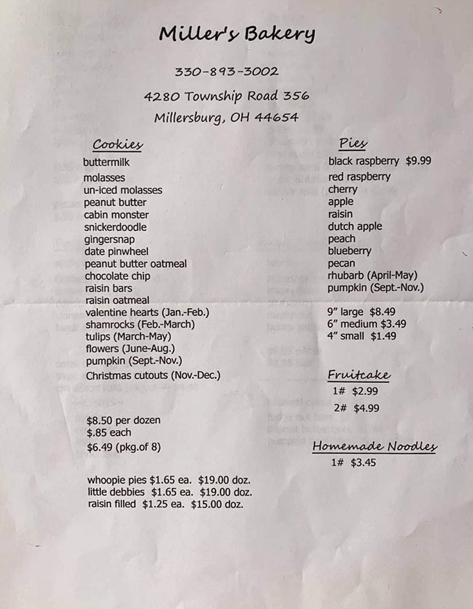 This menu isn't just a list of options &ndash; it's a roadmap to happiness. Notice how "diet plan" appears nowhere on this sacred document.