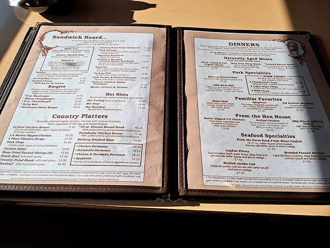 The menu at Harner's reads like a love letter to American comfort food classics, from hearty breakfasts to soul-satisfying dinners.