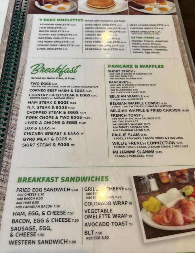 A menu that doesn't need a translator&mdash;just honest breakfast classics that have stood the test of time and countless morning cravings.