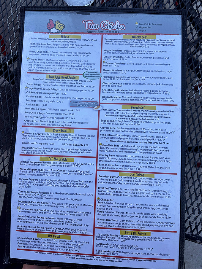 The menu reads like breakfast poetry&mdash;skillets, benedicts, and pancakes that would make your grandmother both proud and jealous.
