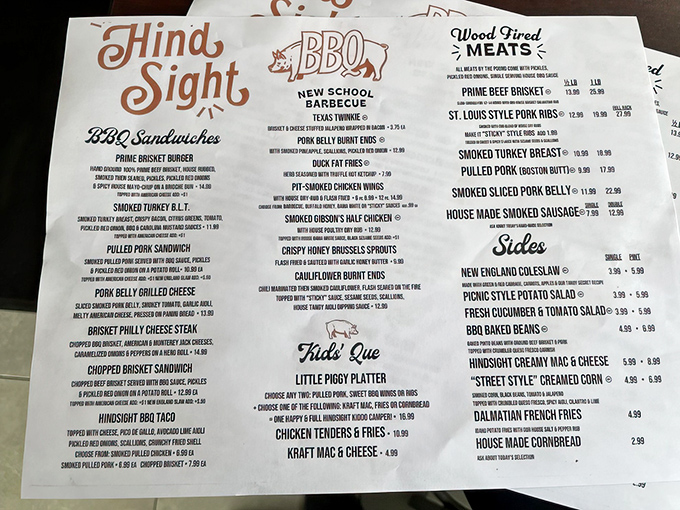 This menu isn't just a list&mdash;it's a roadmap to happiness. Each item represents hours of smoky dedication and culinary craftsmanship.