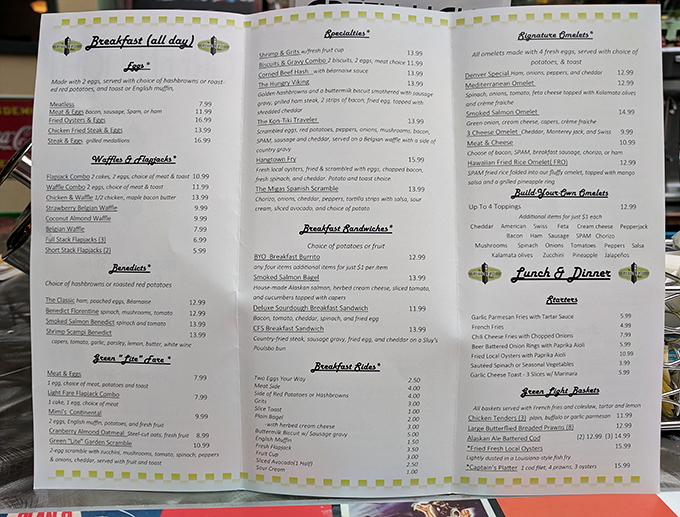 This isn't just a menu&mdash;it's a roadmap to happiness with breakfast served all day and comfort food galore.