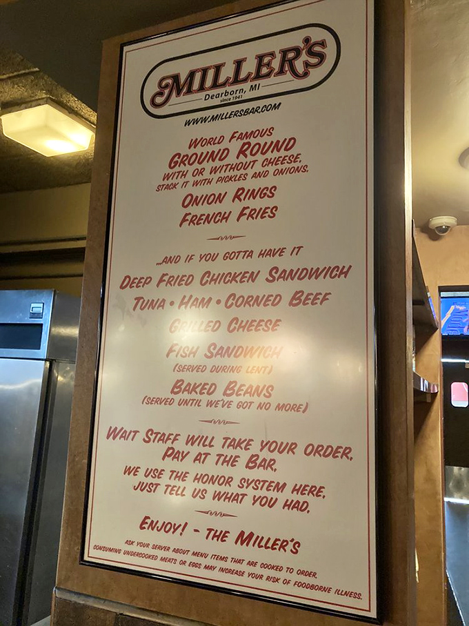 The menu at Miller's reads like poetry for the hungry soul&mdash;sparse, direct, and with an honor system that feels like a handshake from a simpler era.