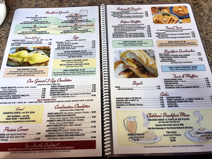 The menu at Jack's doesn't need fancy fonts or pretentious descriptions. Just honest food that speaks the universal language of delicious.
