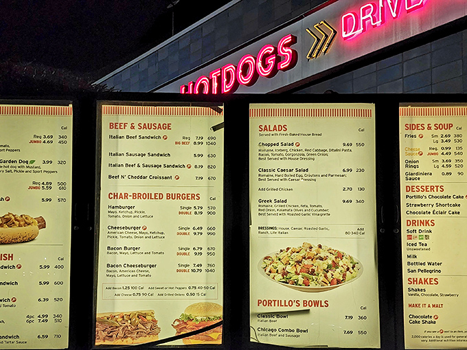 The drive-thru menu board glows like the tablets Moses brought down from the mountain&mdash;except these commandments are about beef and cheese.