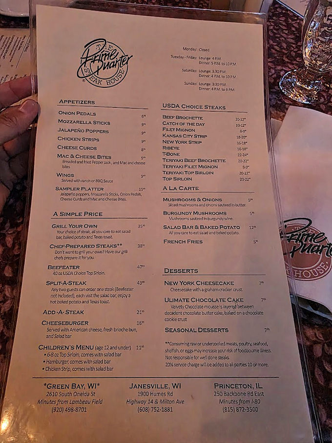 A menu that cuts right to the chase&mdash;no foam, no deconstruction, just honest-to-goodness steaks and the promise of DIY grilling glory.