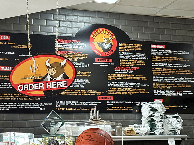 The menu board &ndash; a beautiful poem written in the language of beef, sausage, and all things Chicago. Choose your own adventure!