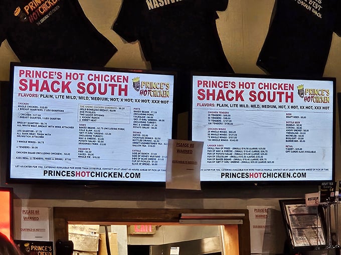 The menu board's heat scale isn't just decoration&mdash;it's a challenge, a warning, and a roadmap to finding your perfect spice threshold.