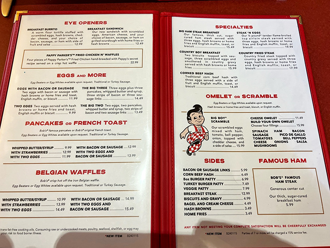 The menu reads like a love letter to American classics&mdash;breakfast all day because pancakes at 4pm is sometimes the only reasonable response to life.