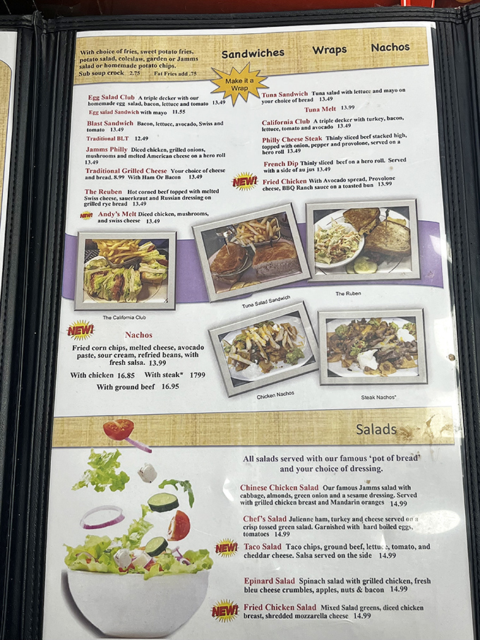 The menu reads like a love letter to comfort food classics. No molecular gastronomy here, just dishes that make you want to hug your plate.