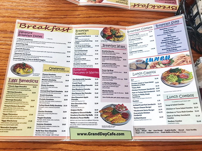 This menu isn't just a list of food&mdash;it's a roadmap to happiness with enough options to make even the most decisive person beg for "just one more minute."