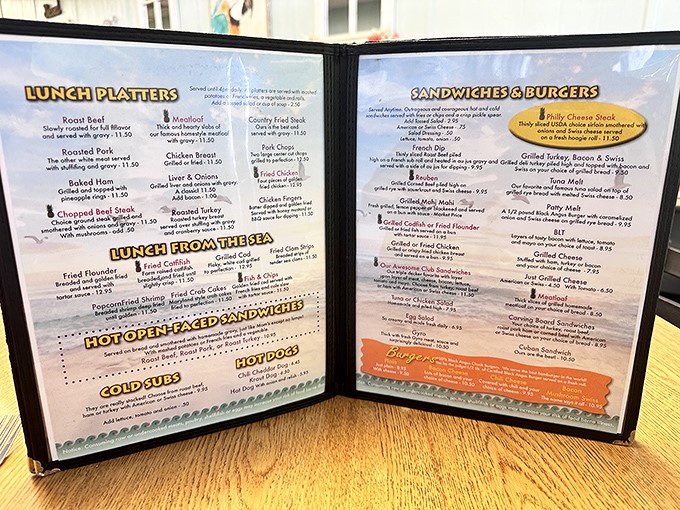 A menu that doesn't need fancy fonts or flowery descriptions&mdash;just honest food that makes decision-making the hardest part of your meal.