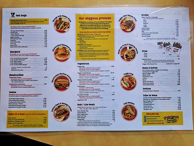 A menu that doesn't need fancy fonts or pretentious descriptions &ndash; just honest food that speaks the universal language of deliciousness.