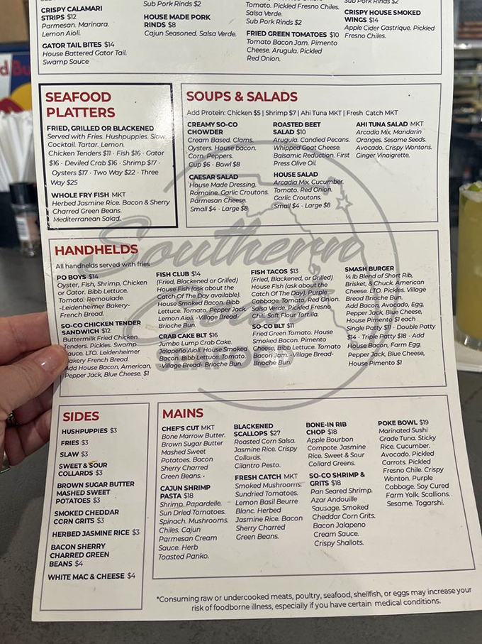 The menu reads like a love letter to seafood enthusiasts, with unexpected plot twists like those legendary chicken wings.