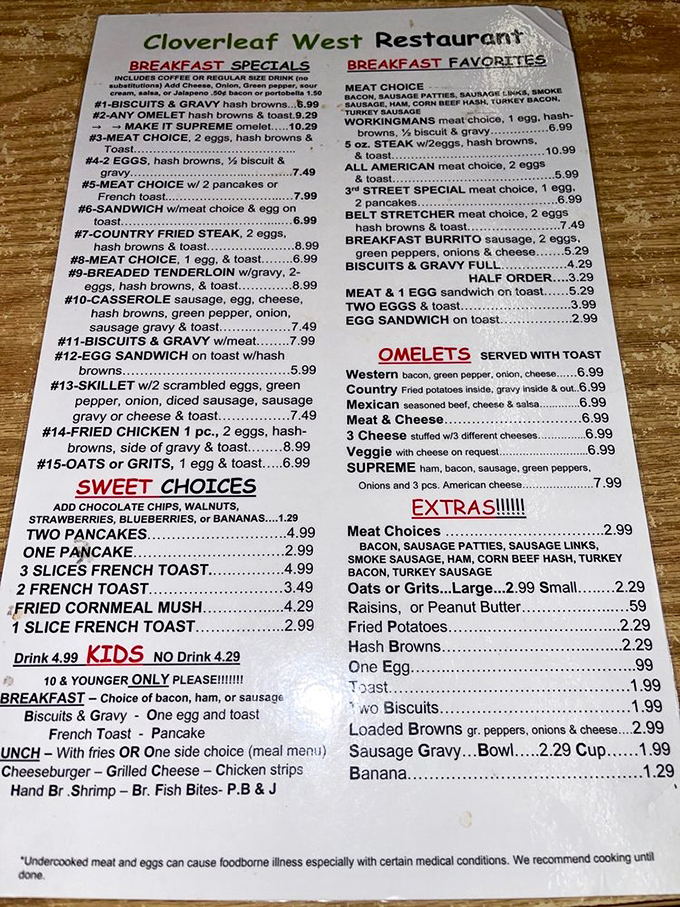 This menu isn't trying to reinvent breakfast &ndash; it's perfecting it. The Skillet with scrambled eggs might change your morning routine forever.