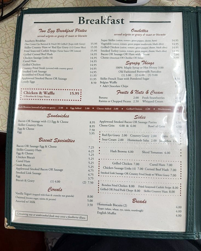 This menu isn't just a list of food&mdash;it's a Southern history lesson wrapped in gravy and served with a side of nostalgia.