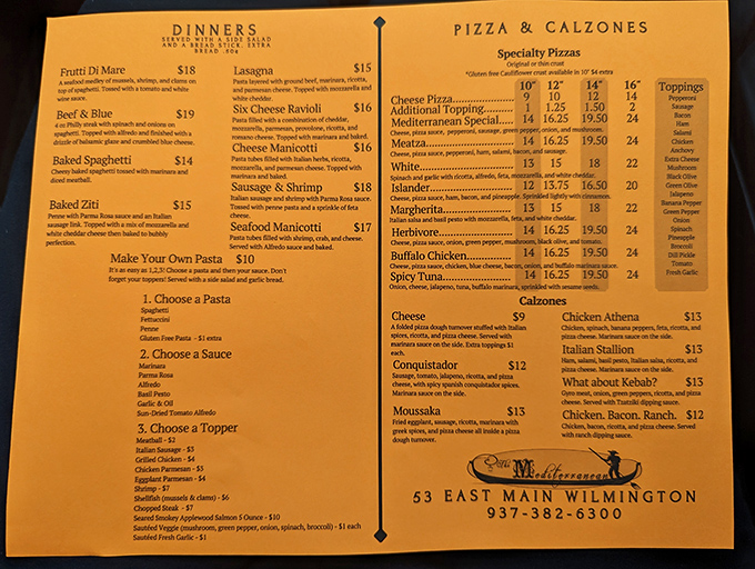 A menu that can't make up its mind between Italy and Greece is exactly the kind of delicious identity crisis we should all be so lucky to experience.