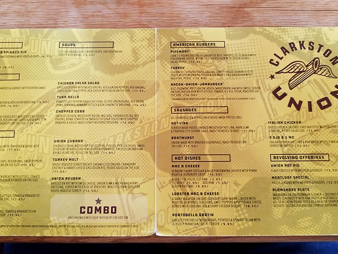 A menu that reads like a love letter to comfort food classics. Decisions, decisions&mdash;this might require divine intervention.