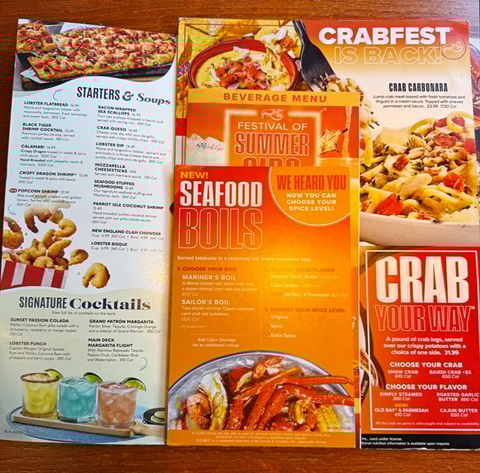The menu that launches a thousand cravings. CrabFest's return is like Christmas for seafood lovers stranded in landlocked territory.