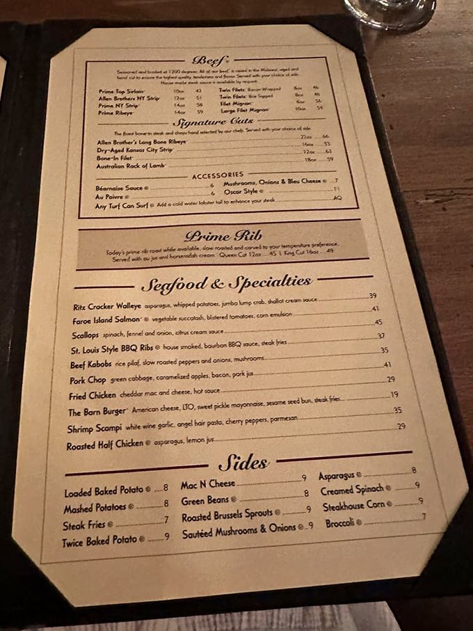 The menu reads like a love letter to American classics&mdash;aviation-themed kids' options prove good taste can take flight at any age.