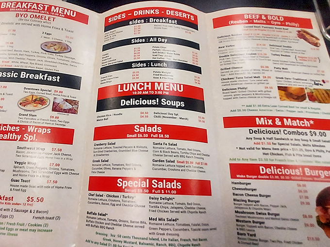 This menu isn't trying to reinvent the wheel&mdash;it's perfecting it with breakfast classics, deli standards, and comfort food that speaks directly to your soul.